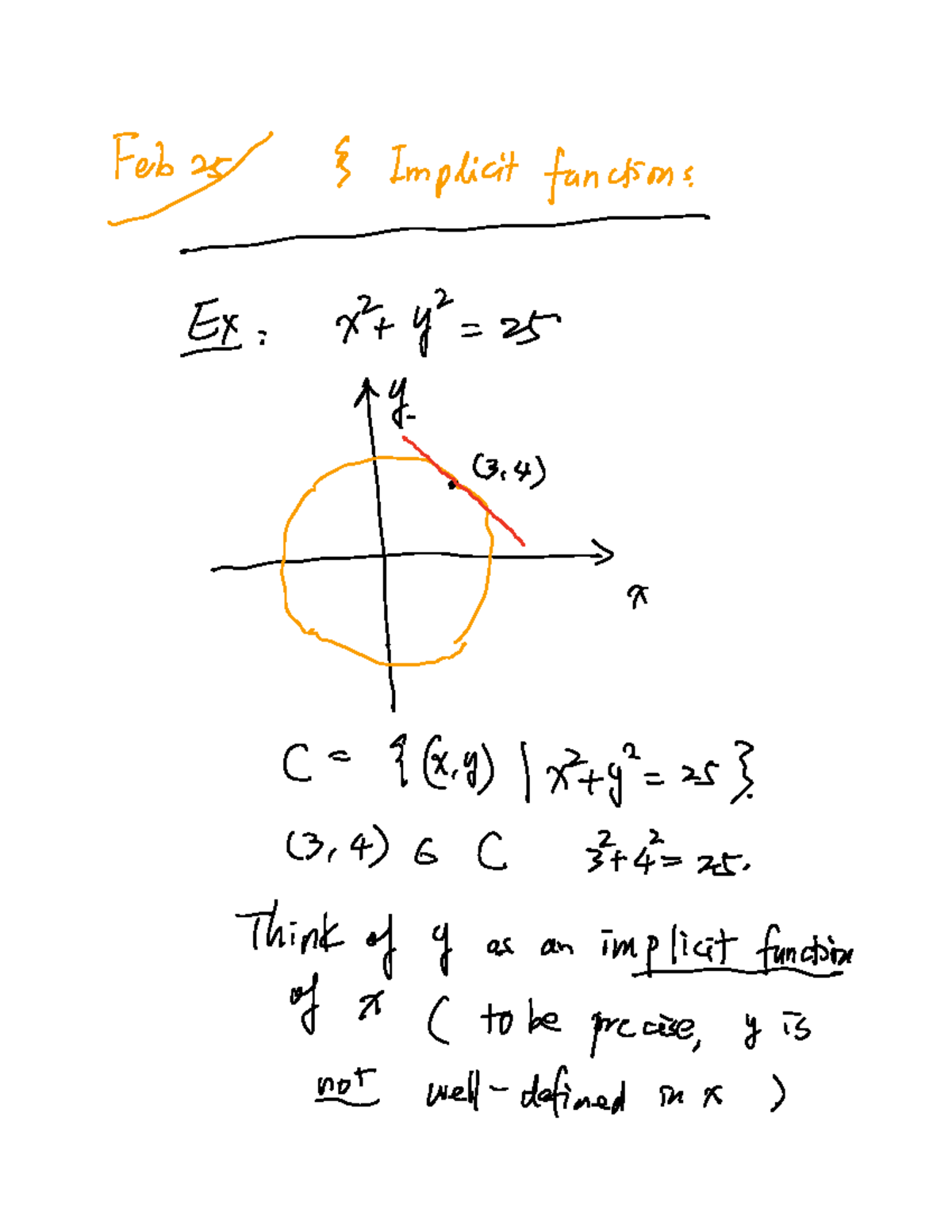 Notes February 25 - 225 - Fey S Implicit functions 一 至 Tty 2 二 25 in C ...