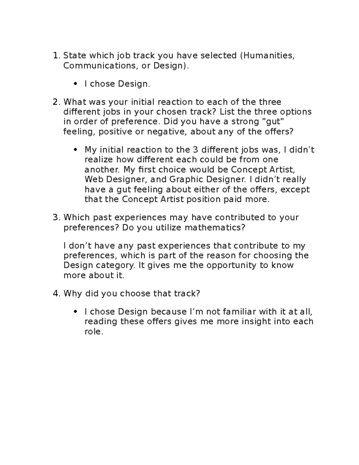 MAT Journal - n/a - MAT125 - SNHU - Studocu