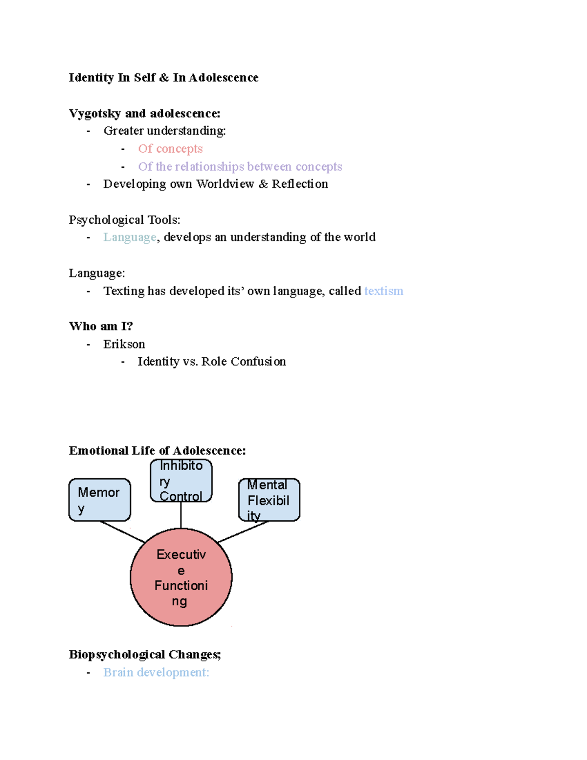 Identity In self In Adolescence - Identity In Self & In Adolescence ...