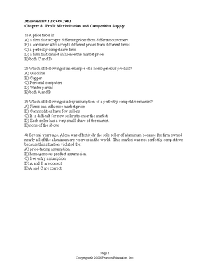 Microeconomics tutorial chapter 1 - ABBE1013 MICROECONOMICS Tutorial 1 ...