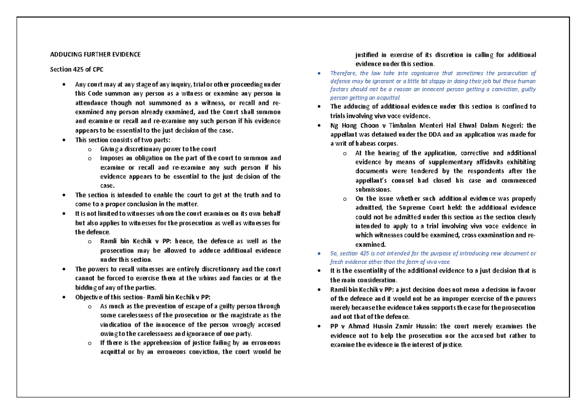 Adducing Further Evidence - Warning: TT: undefined function: 32 Warning: TT: undefined function ...