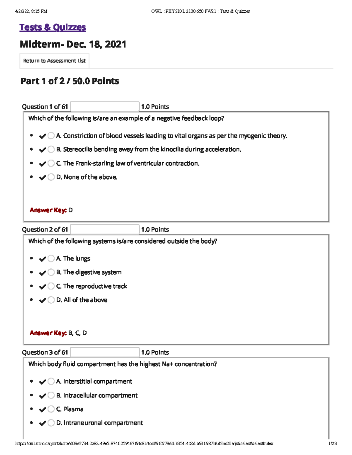Midterm - Old exams - Tests & Quizzes Midterm- Dec. 18, 2021 Return to ...