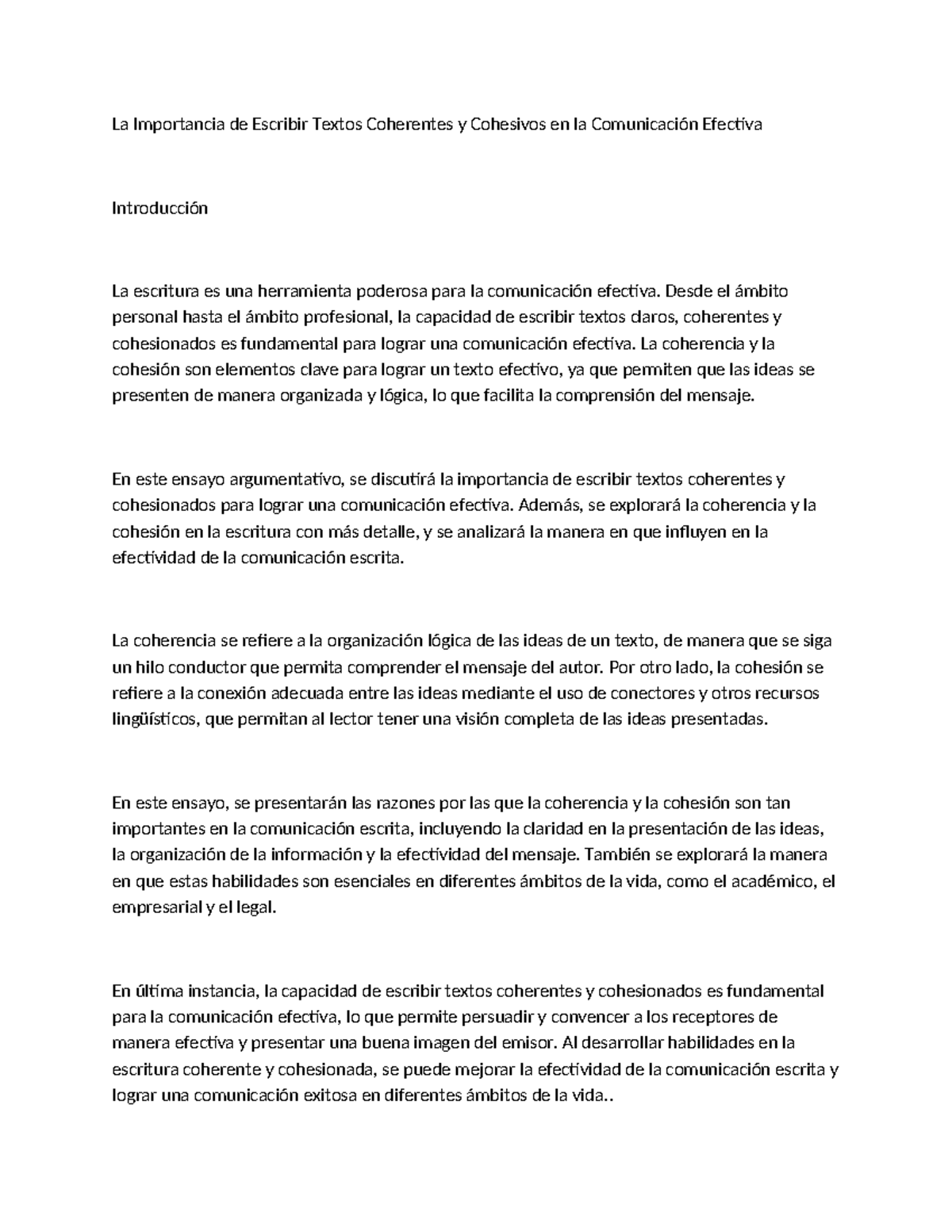 Ensayo - Jsjdd siwjd didbdd dkdkd sks - La Importancia de Escribir ...