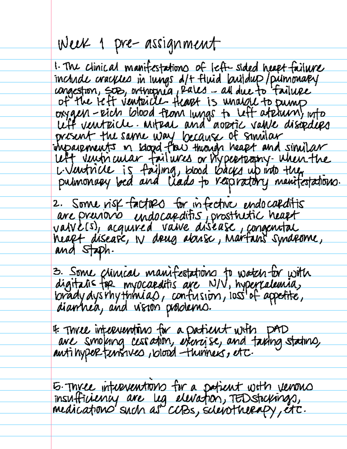 AH3 Week 1 Pre-assignment - Week I pre assignment 1 The clinical ...