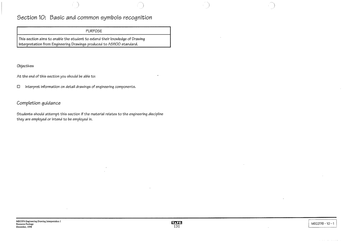 7786AN Eng Drg Interpretation 1 10 to 11 - Section 10: Basic and common ...