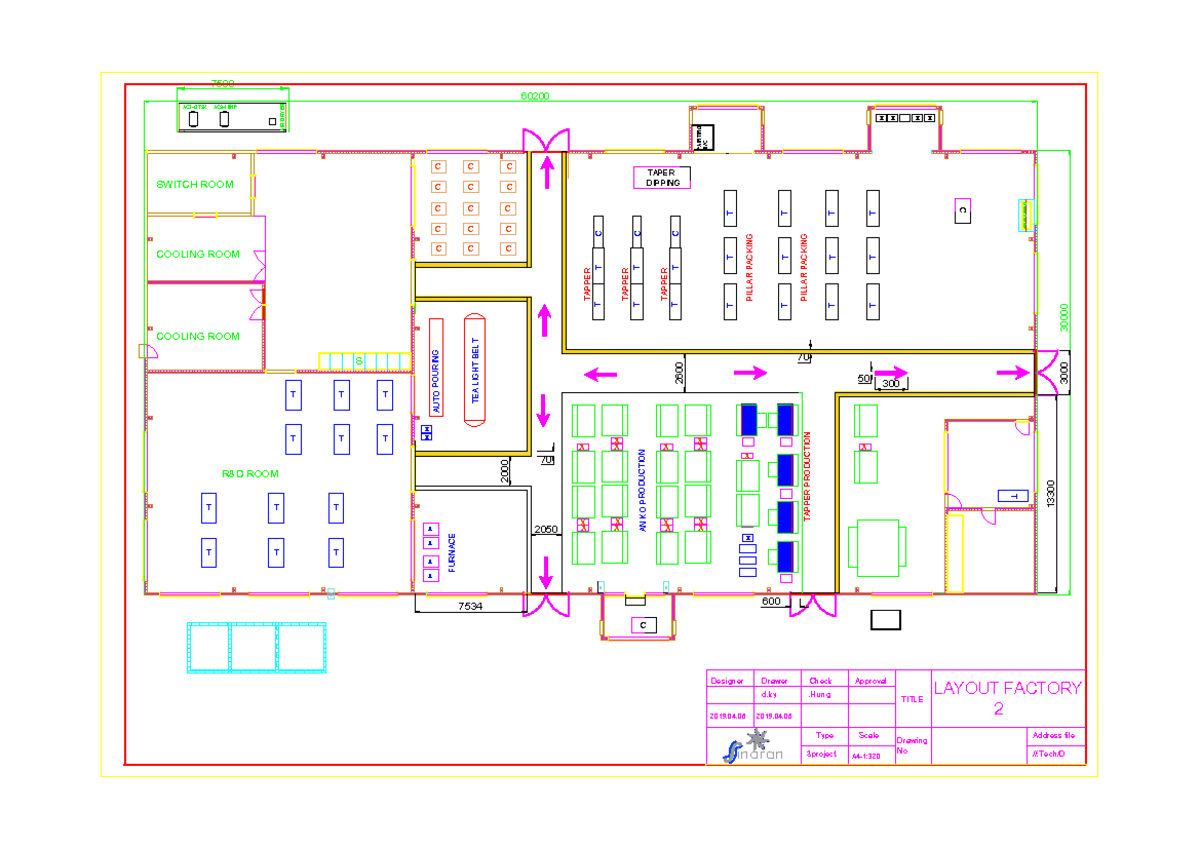 L Layout F2pdf - a scasd - 30000 C D D SWITCH ROOM S COOLING ROOM D X ...
