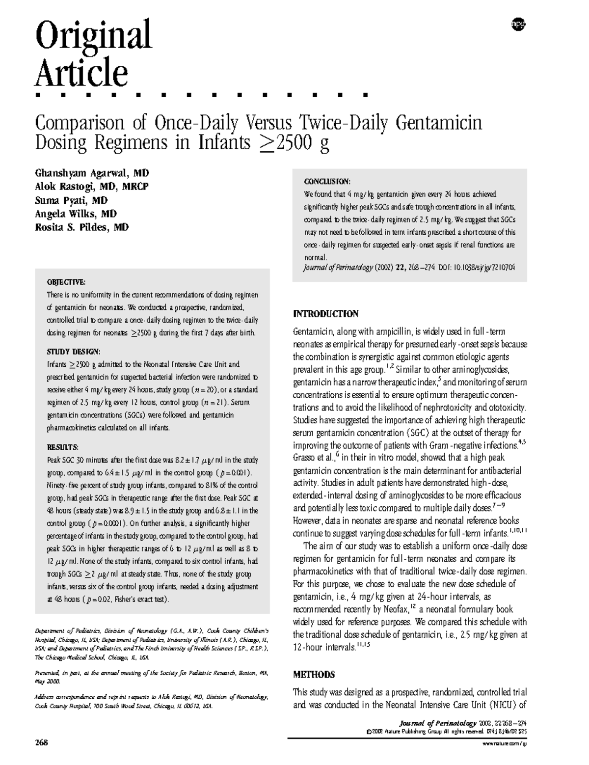 Comparison of Once Daily Versus Twice Da - Comparison of Once-Daily ...