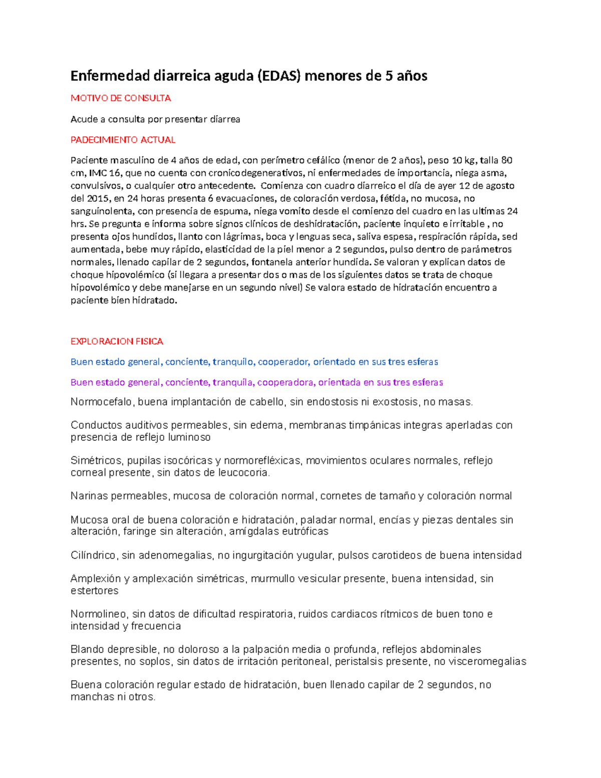 EDAS menores de 5 años - 123 - Enfermedad diarreica aguda (EDAS ...