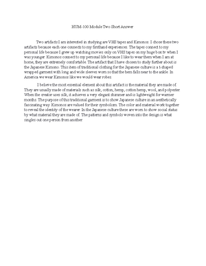 HIS 321 Analysis Paper 1 - Victoria Frederick HIS- Professor Miller ...