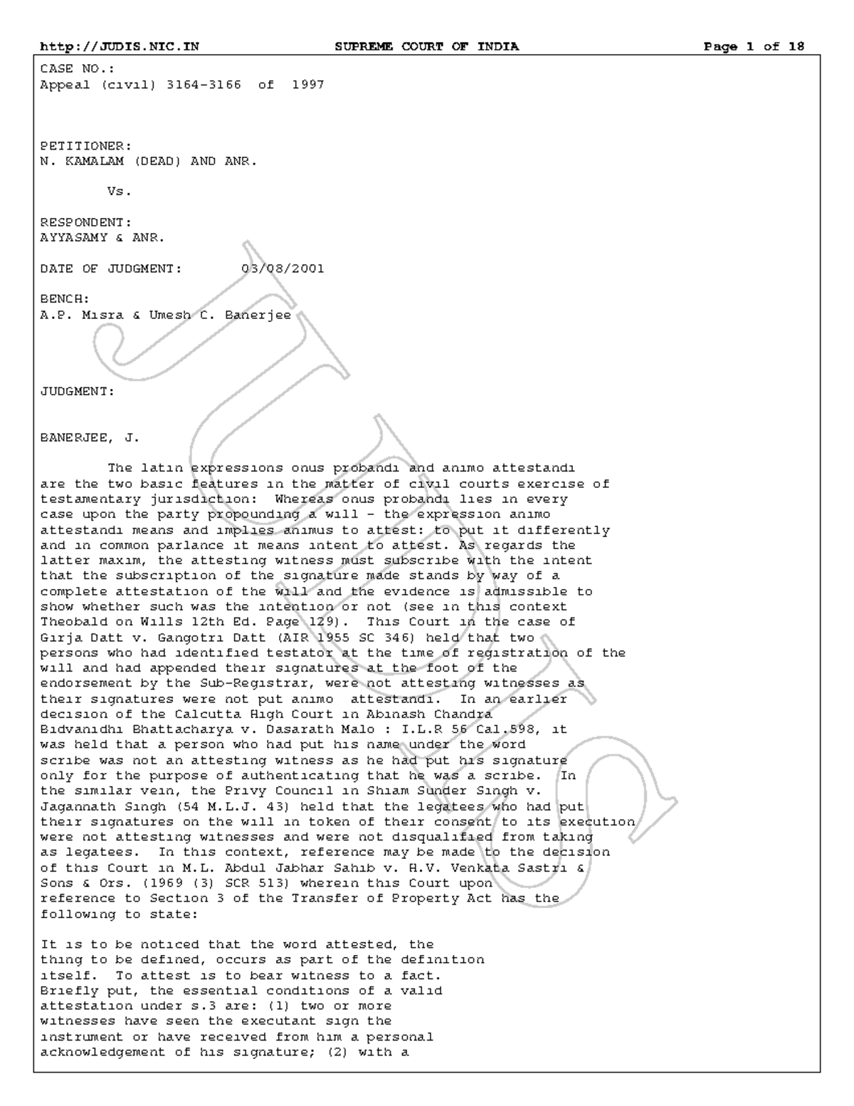 Order 41 rule 27 -j3 - erfs - CASE NO.: Appeal (civil) 3164-3166 of ...