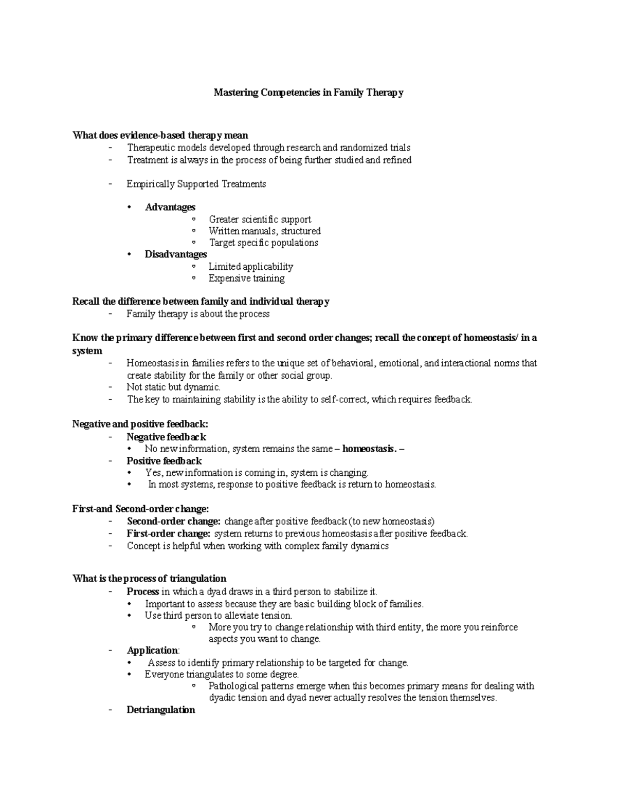 Mastering Competencies in Family Therapy - Not static but dynamic. The ...