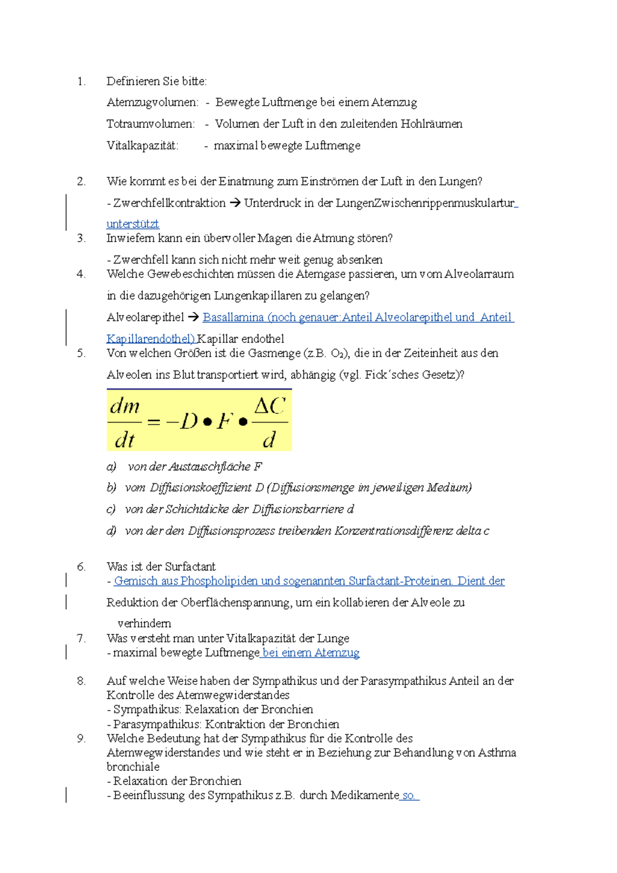 Atmung,Lunge Korr - Anatomie und Physiologie der Haustiere - Definieren ...