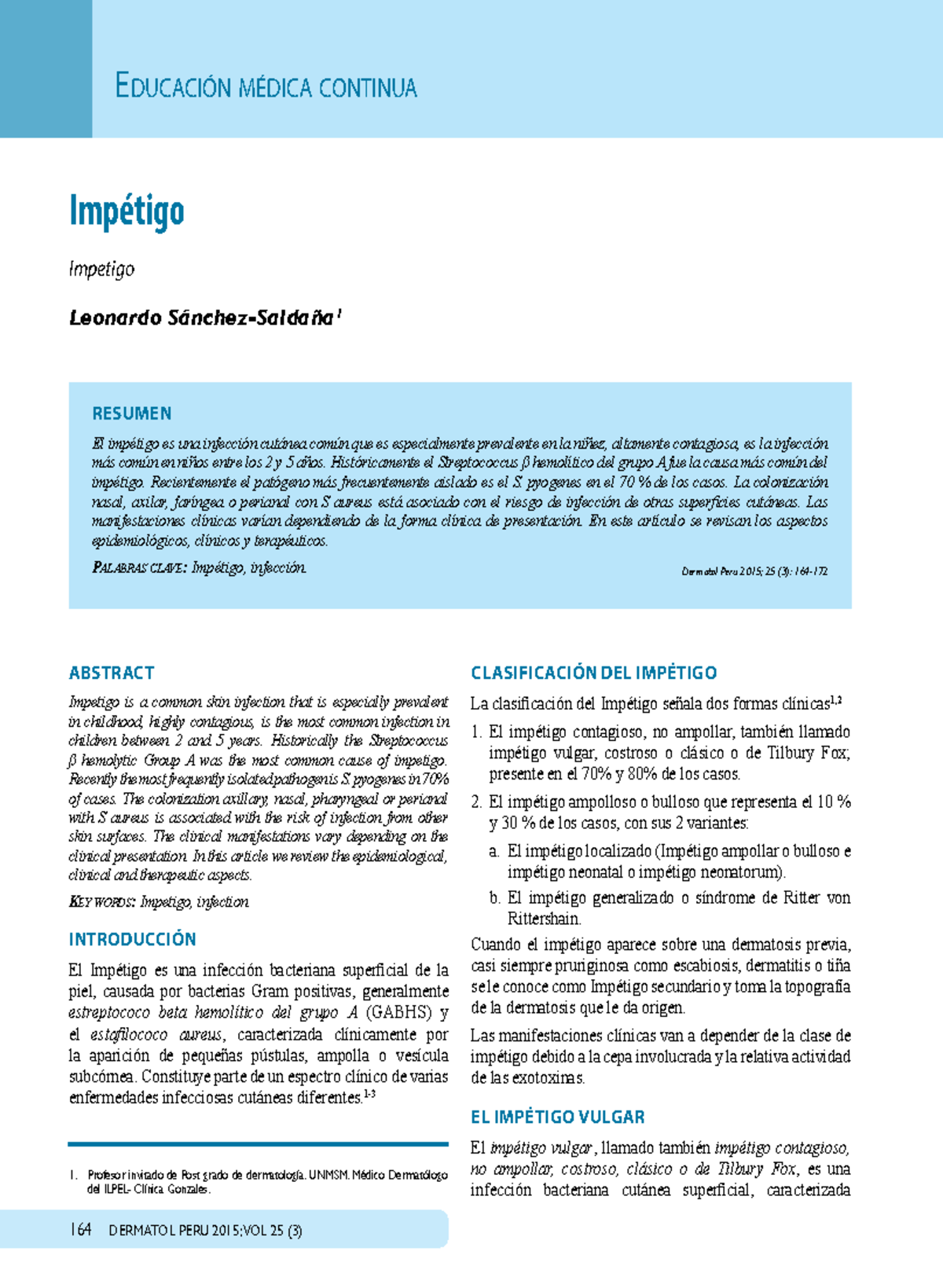 Impetigo 2015 - descripcion - Impétigo 1. Profesor invitado de Post ...