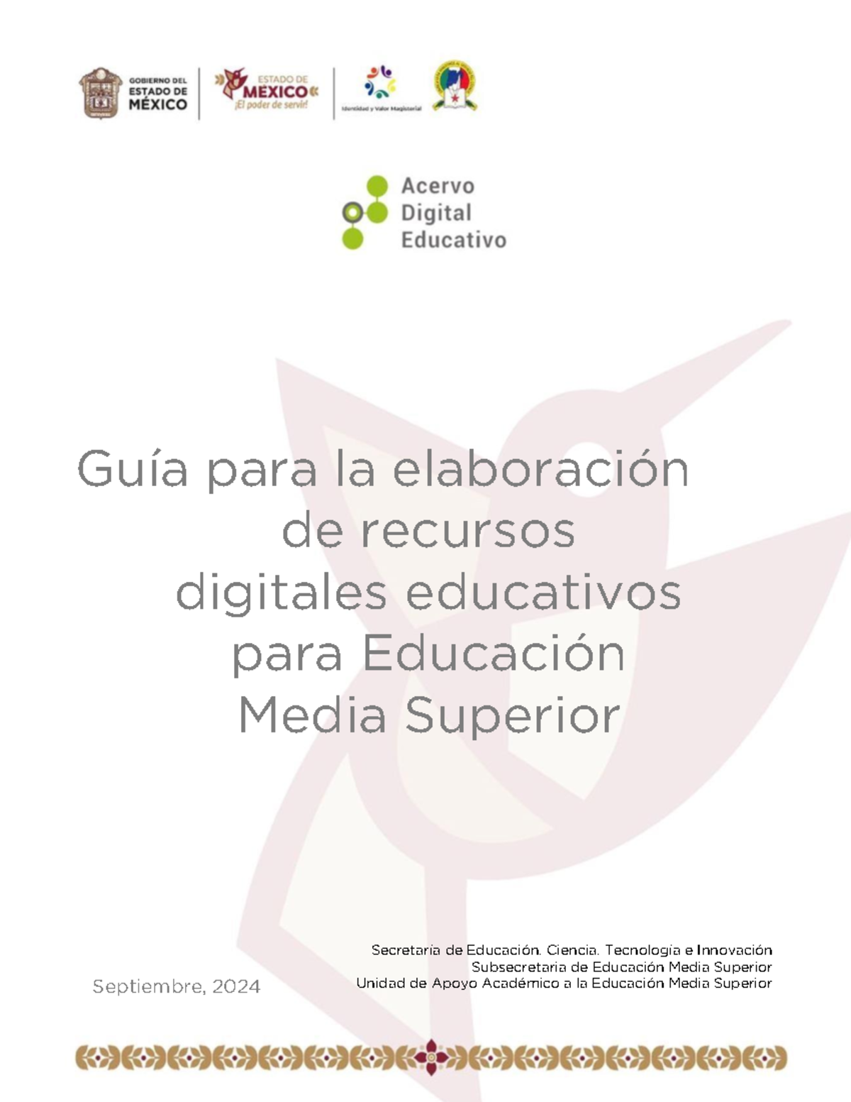Guia para la elaboración EMS - 1 Guía para la elaboración de recursos ...