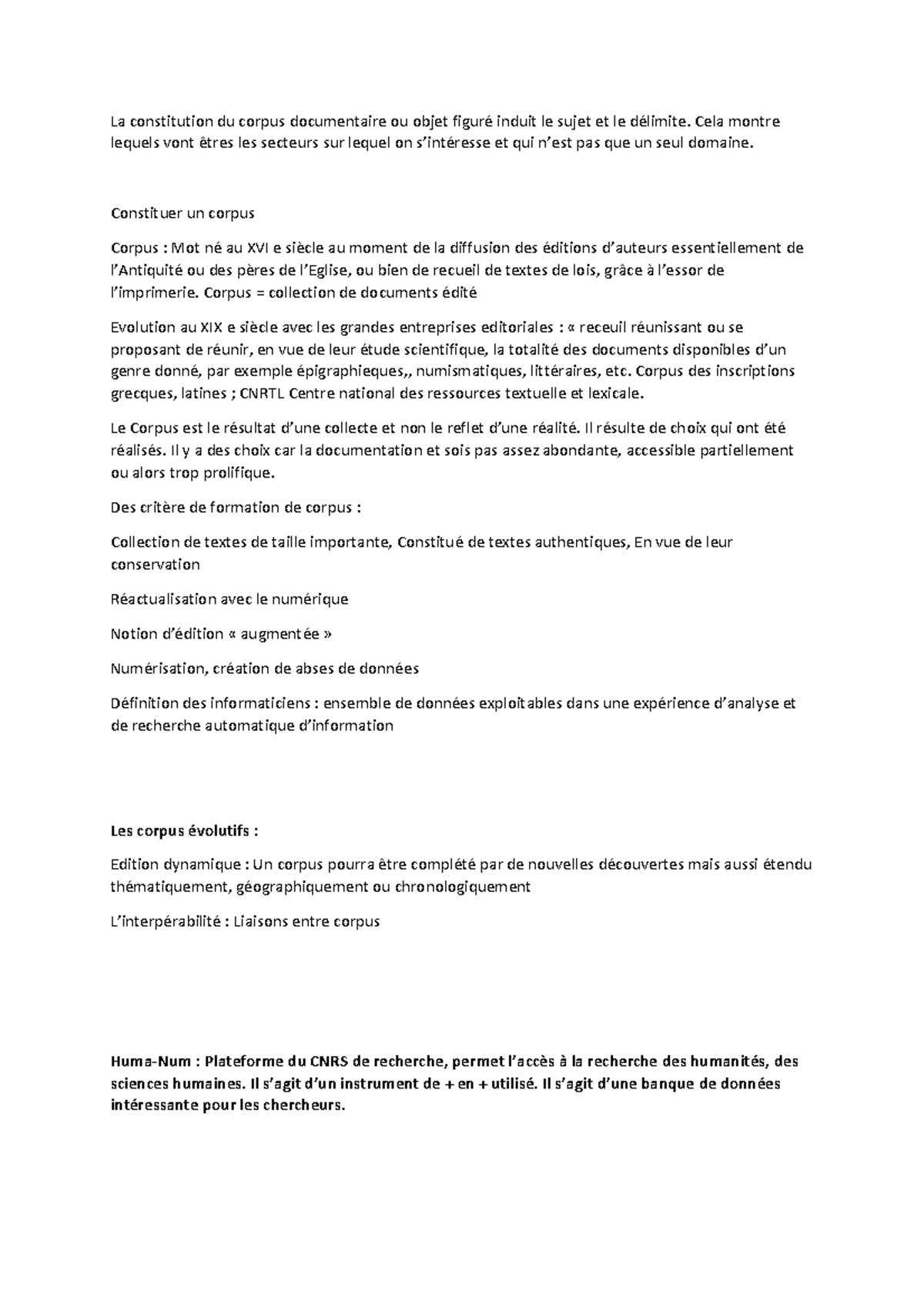 Méthodologie et outils de recherches historiques 4 - La constitution du corpus documentaire ou ...