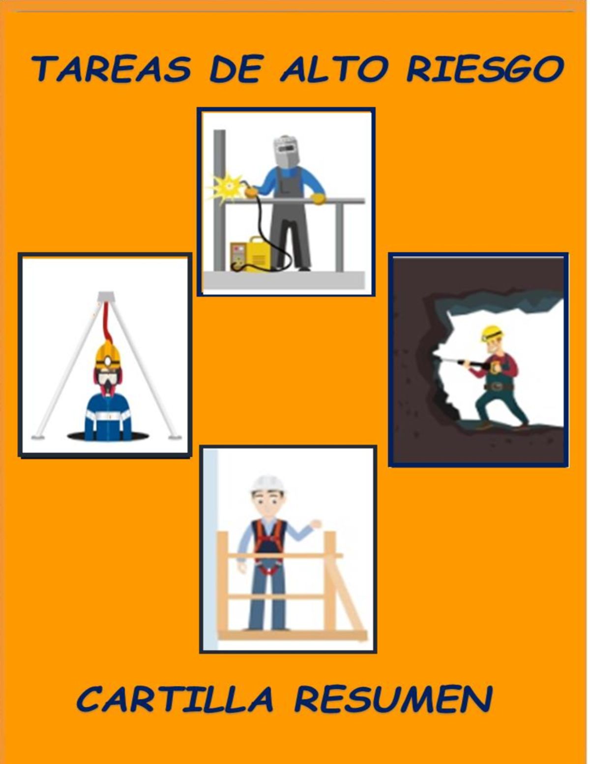 Cartilla Resumen Trabajos de Alto Riesgo - salud ocupacional - TAREAS ...