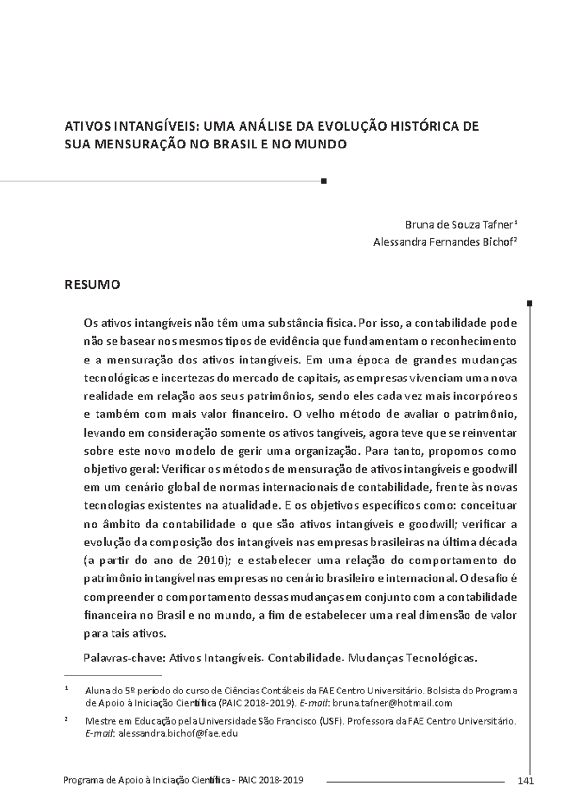 Lepidus,+7.+ Ativos+ Intangíveis - Programa de Apoio à Iniciação ...