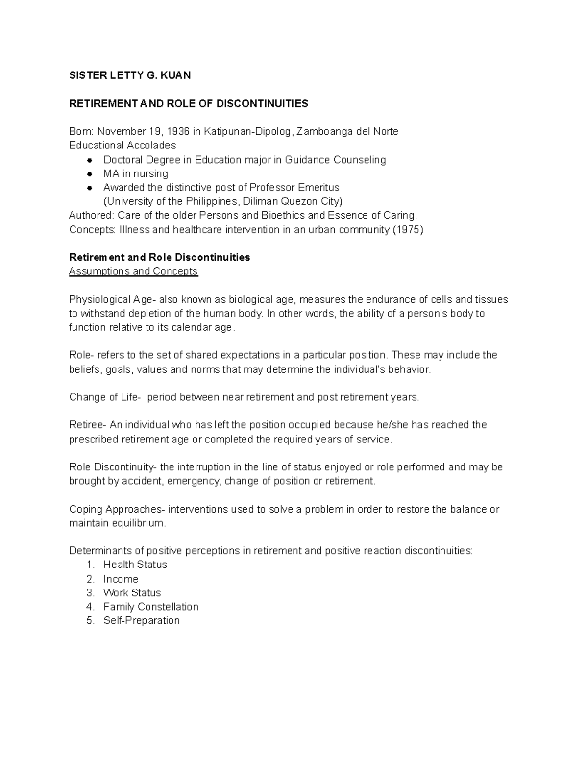 Sister- Letty-G - SISTER LETTY G. KUAN RETIREMENT AND ROLE OF ...