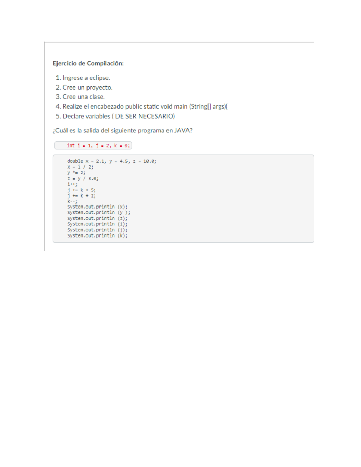 Preguntas compilación - Programación de Computadores - Studocu