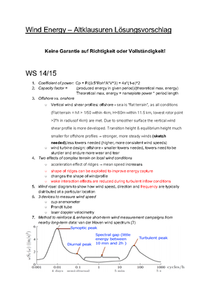Wind Energy Cheat Sheet - 1||Differences to Plane: low cost materials ...