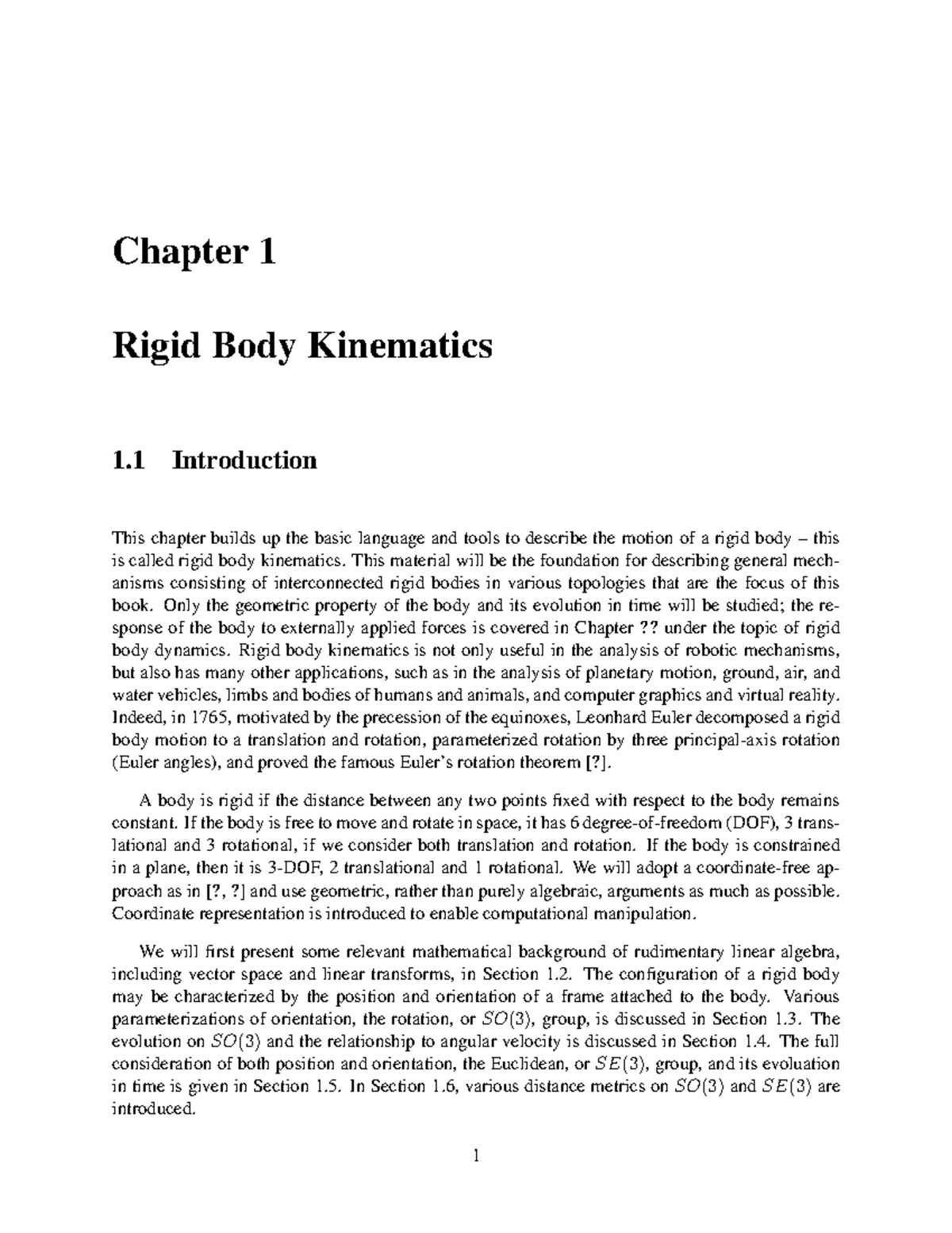 Kinematics chapter - Đào Huy Bich - Chapter 1 Rigid Body Kinematics 1 Introduction This chapter ...