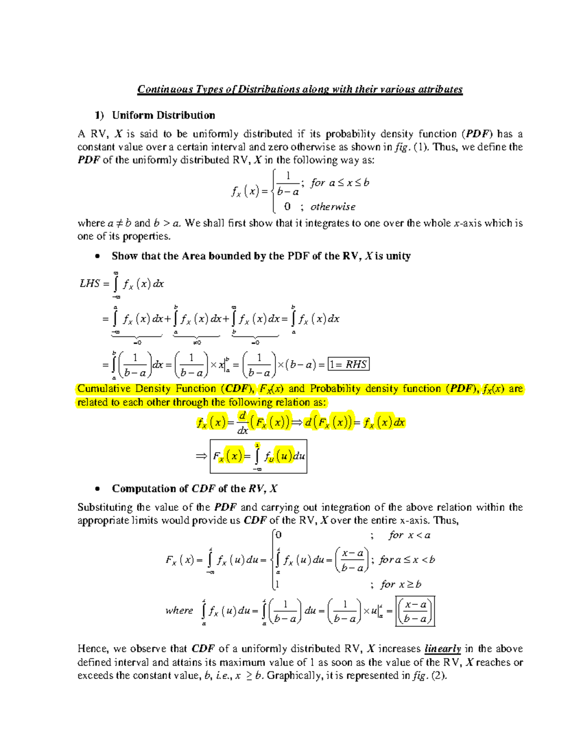 Distributions book chapter.doc asdfrt ader sdv - Continuous Types of ...