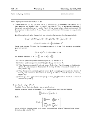 MA126 23S2 Rc2 - practice problems related to weekly lecture material ...
