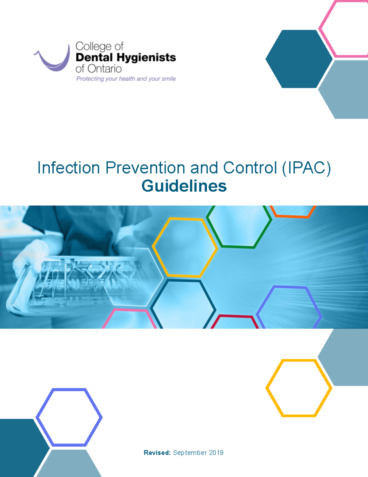 Cdho-ipac-guidelines 2019 - Infection Prevention and Control (IPAC ...