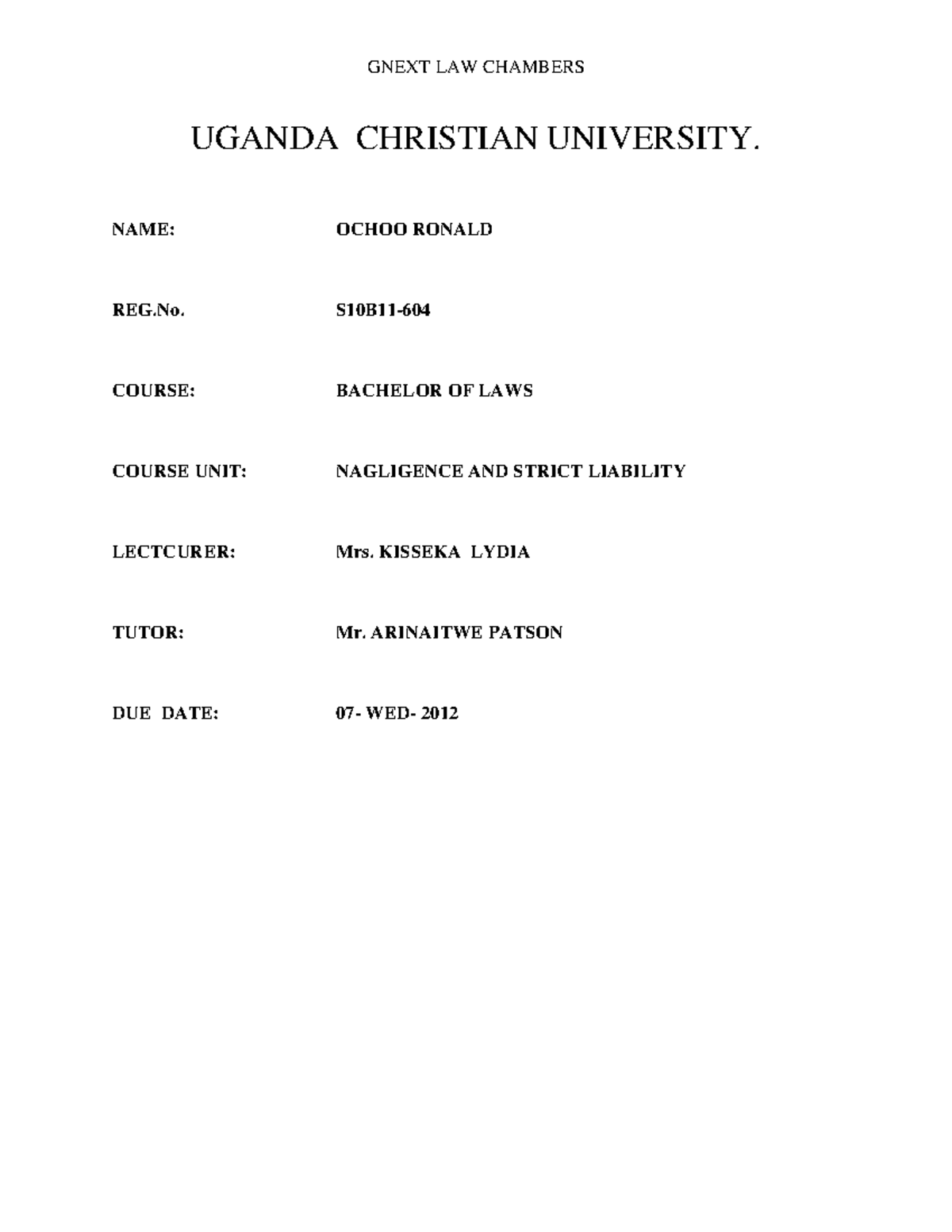 85723447 Uganda Christian University Gnext Law Chambers Genuine One 2 ...