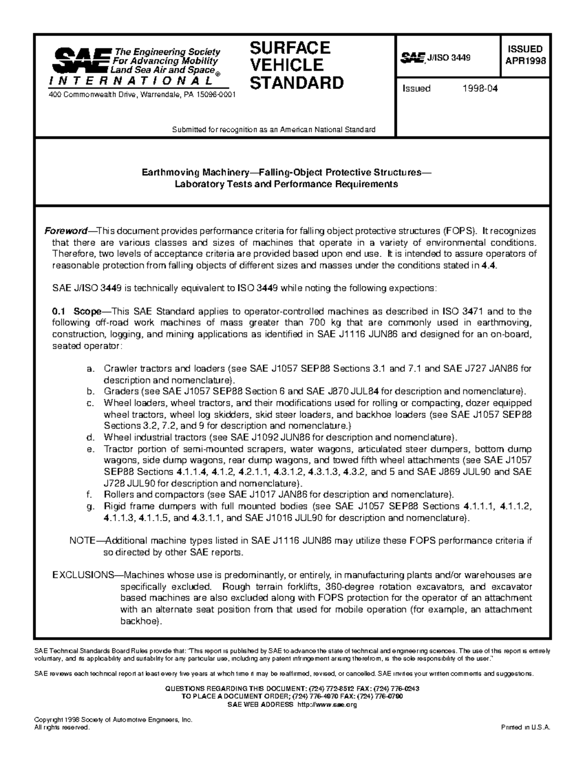 SAEJ ISO3449v001 - trabalho - SAE Technical Standards Board Rules ...