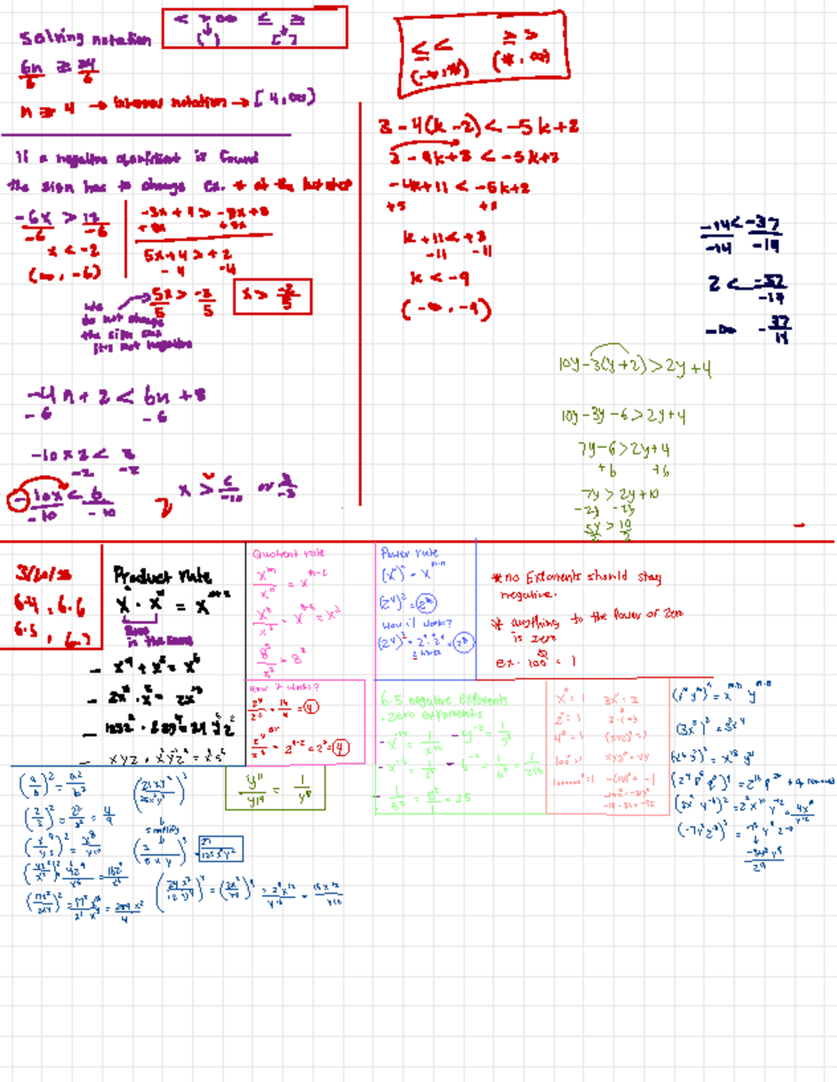 Math notes 3 solving and interval notation - solving notation I = 2 -I ...