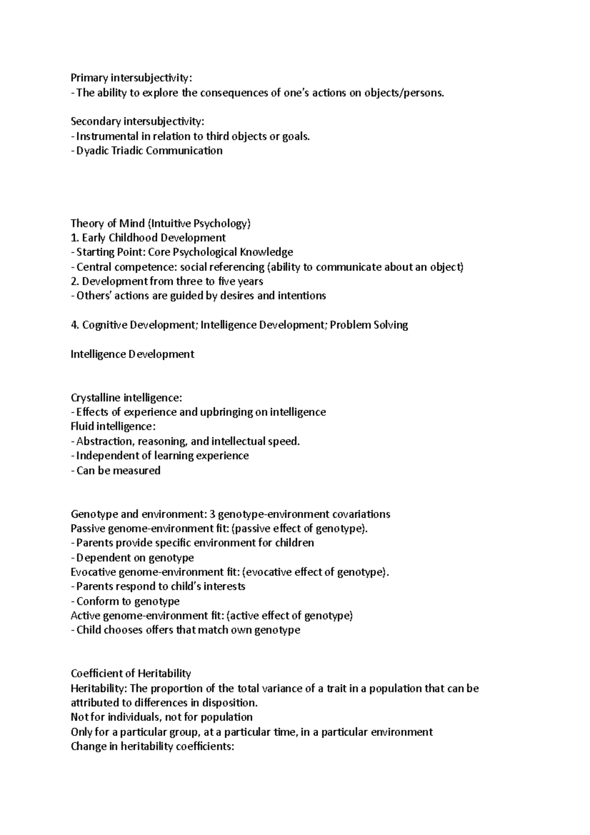 Primary intersubjectivity - Primary intersubjectivity: The ability to ...