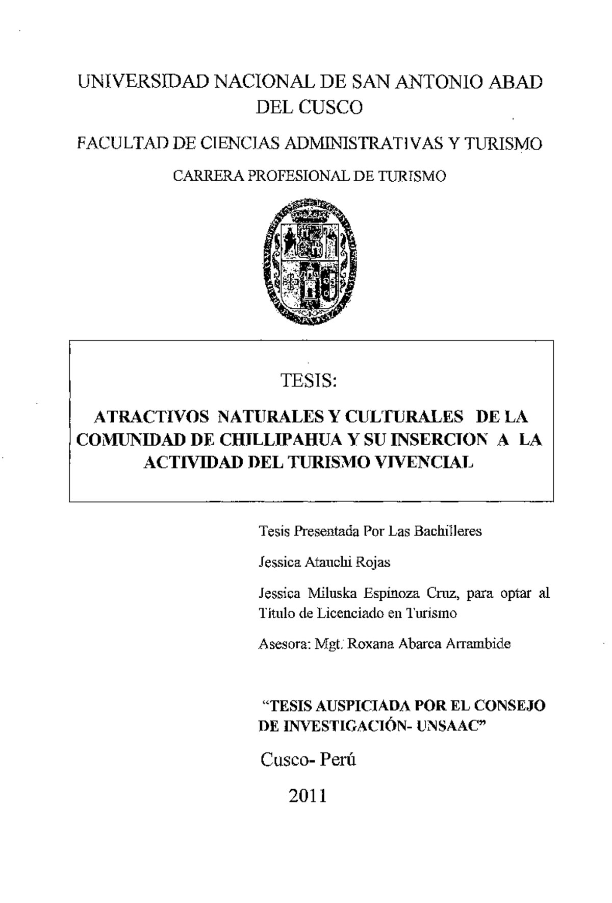 253T2011 0021 - tesis - UNIVERSIDAD NACIONAL DE SAN ANTONIO ABAD ...