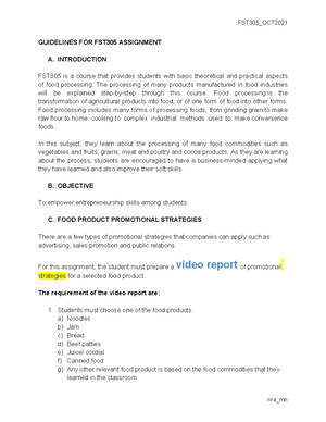 Lab Report FST528 - Production of canned chicken curry - FST 528 FOOD ...