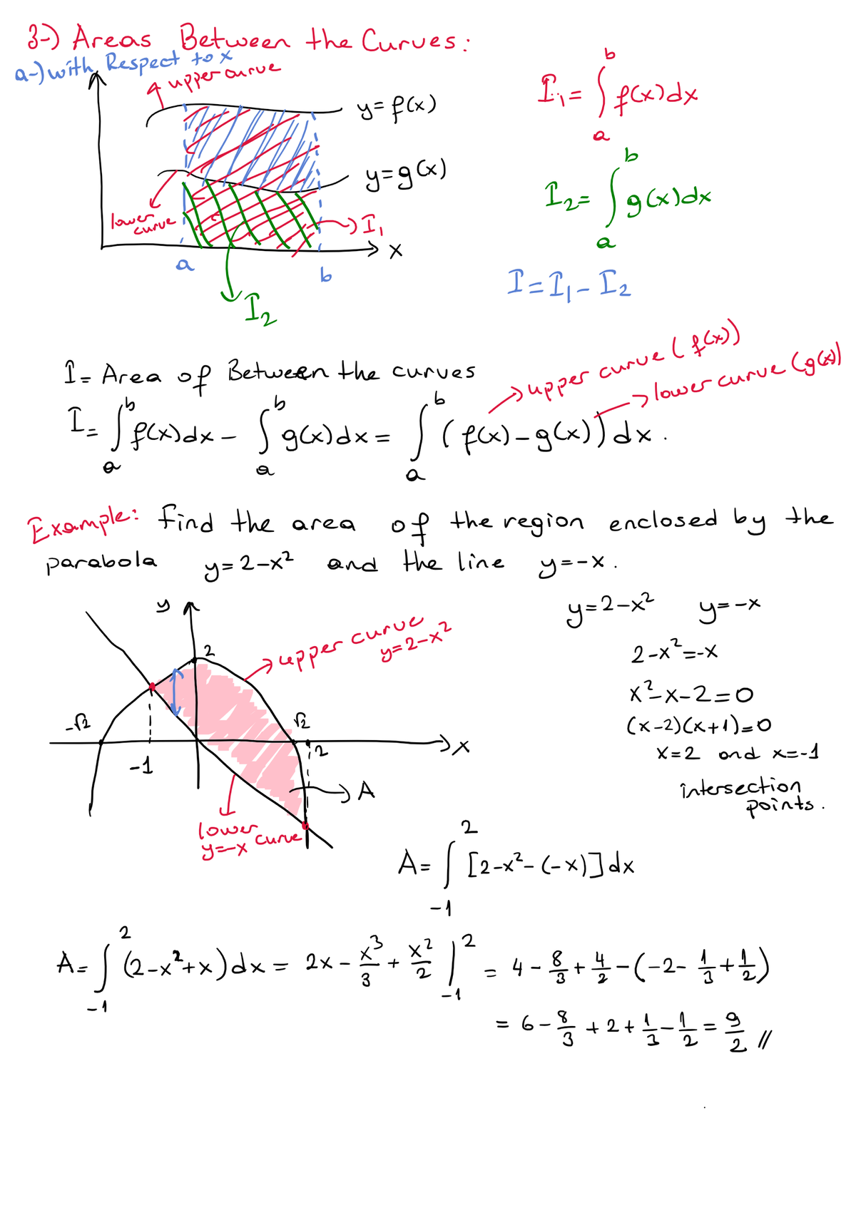Calculating The Areas and Volumes - Calculus 2 - Studocu