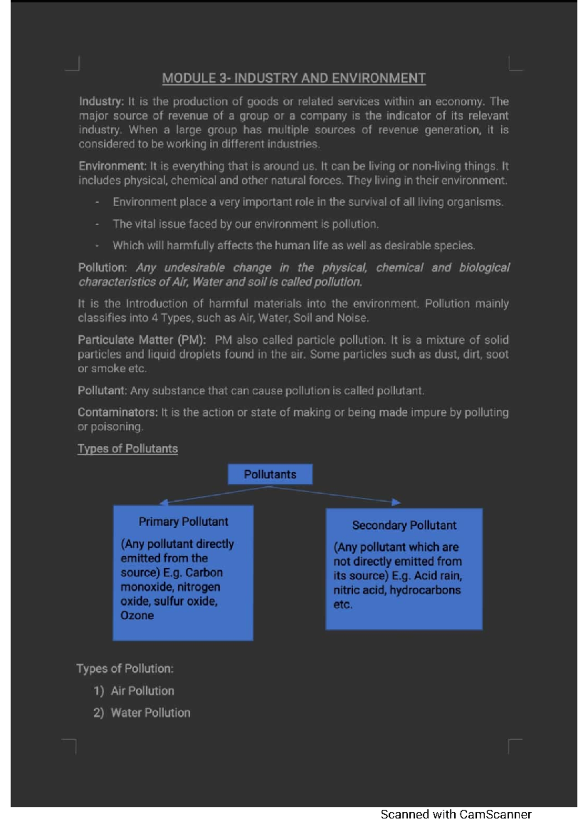 EVS Module 3 - Bcom Finance Evs Semester 1 - bcom finance - Studocu