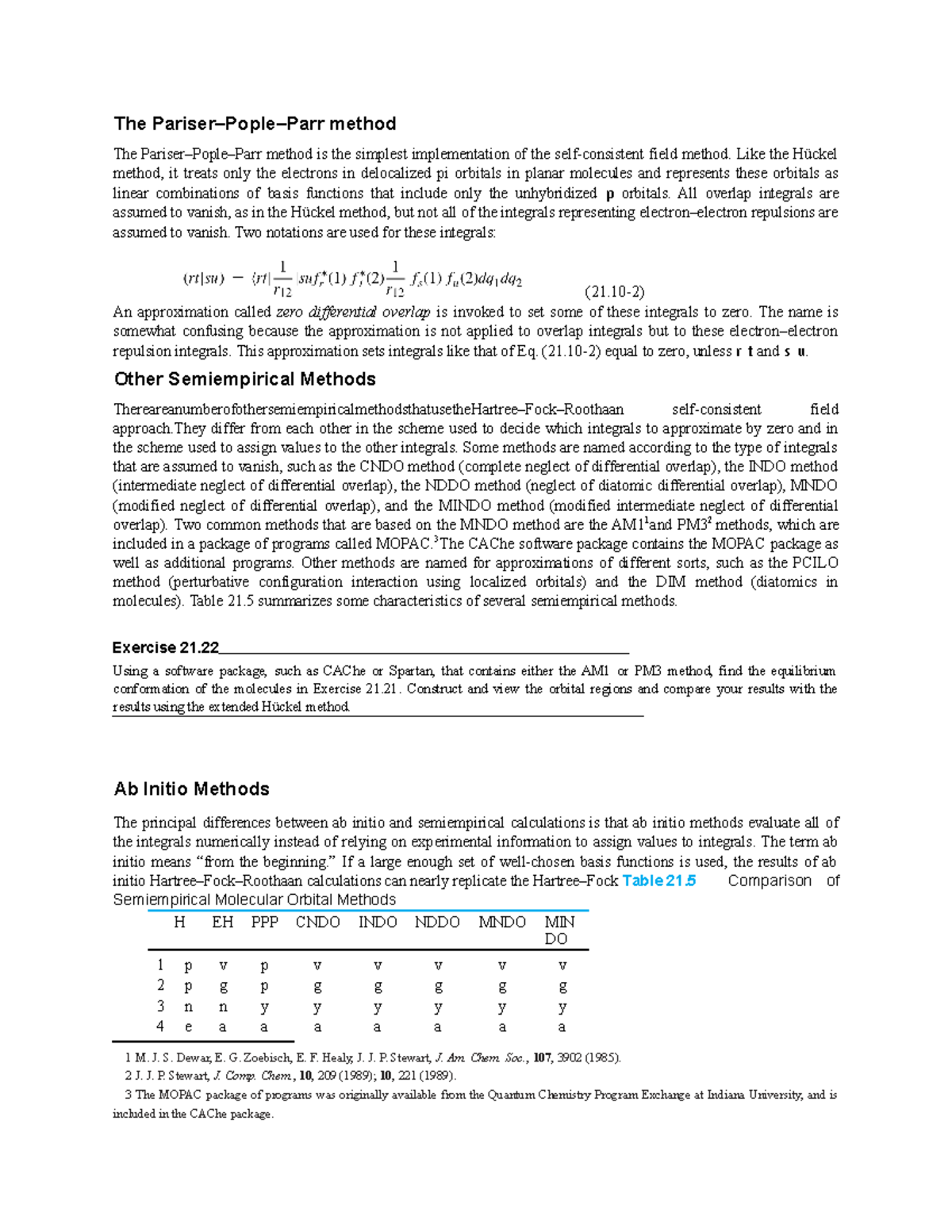 The Pariser - The Pariser–Pople–Parr method The Pariser–Pople–Parr ...