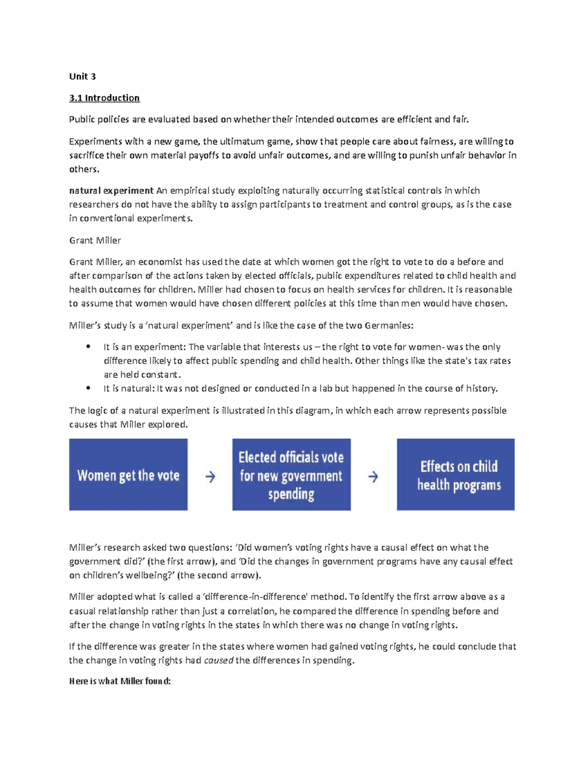 UNIT 3 ECON copy - Lecture notes Unit 3 economic principles - Unit 3 3 ...