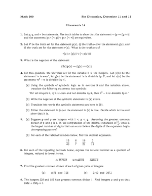 300F07HW6 - HWs given in class for Math 300, Carl Cowen courses - Math ...