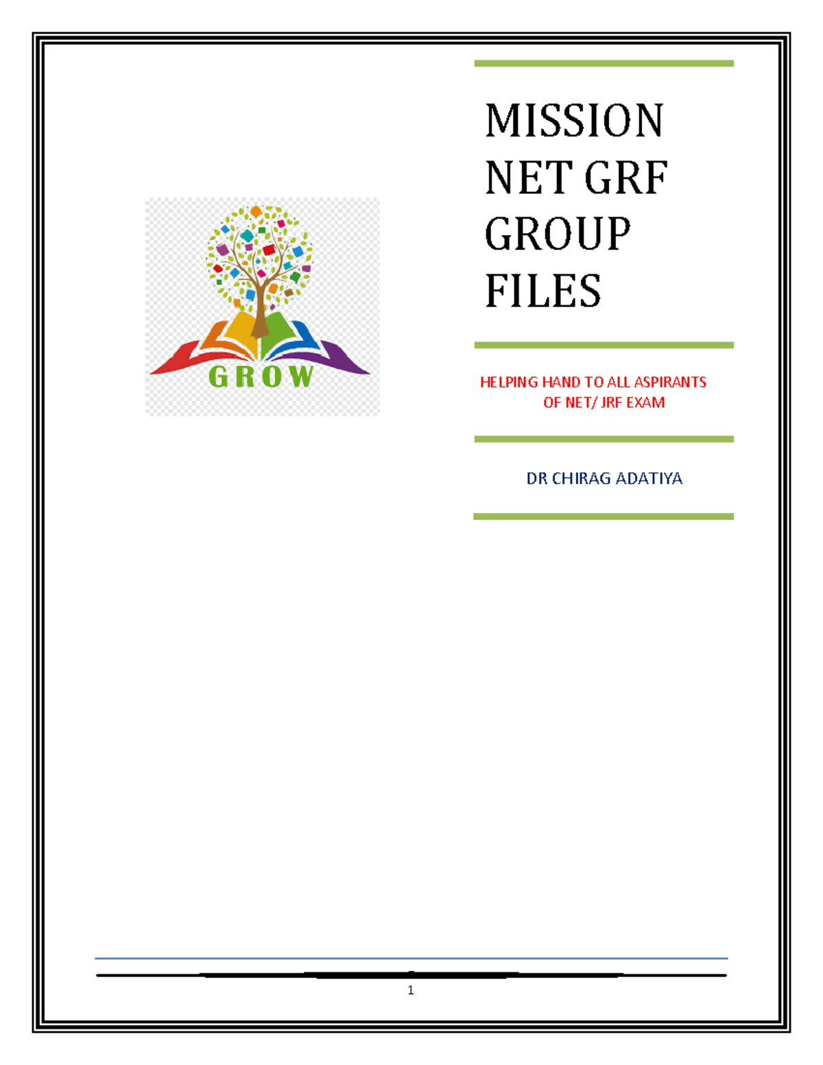 Net exam model questions-new pdf/ Literature - 1 MISSION NET GRF GROUP ...
