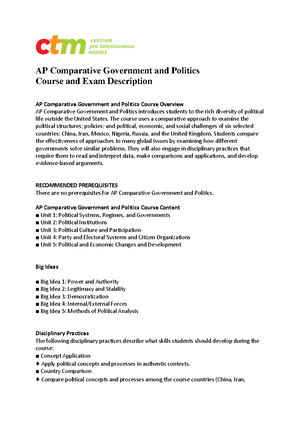 Ap compgov vocabs - Comparative Government & Politics Master Vocabulary ...