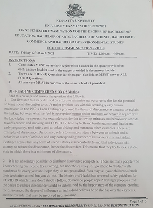 SCO 102 - This in an introduction to Computer Science with C programming language - KENYATTA ...