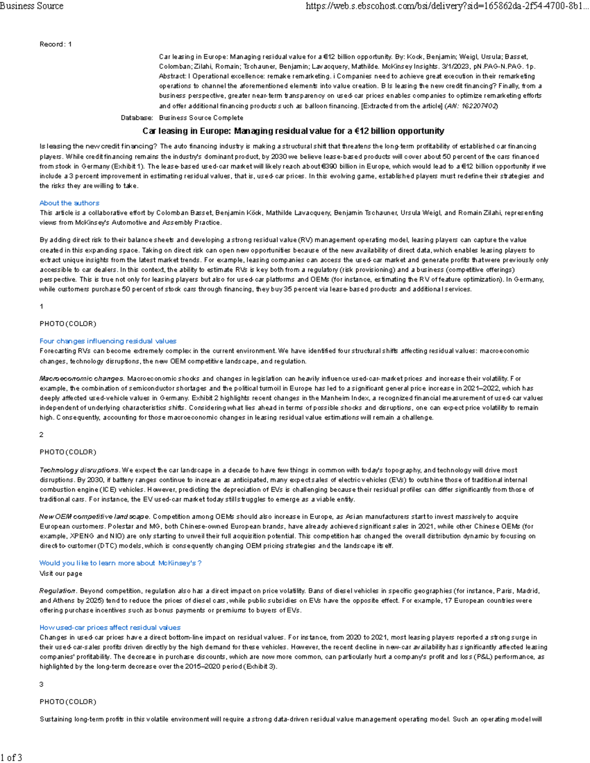 Business Source - aaaa - MKT335 - SNHU - Studocu