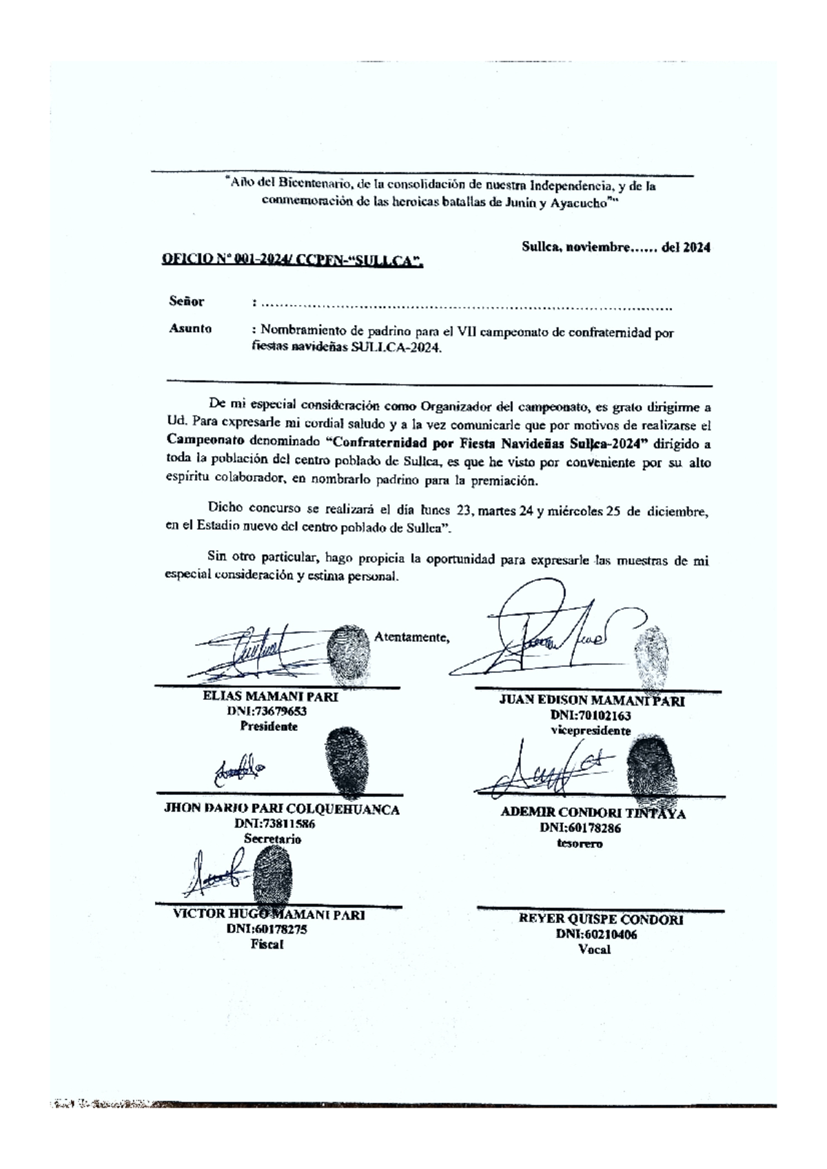 Jhob - Okey - del Bicentenario, de la consolidación de nuestra ...