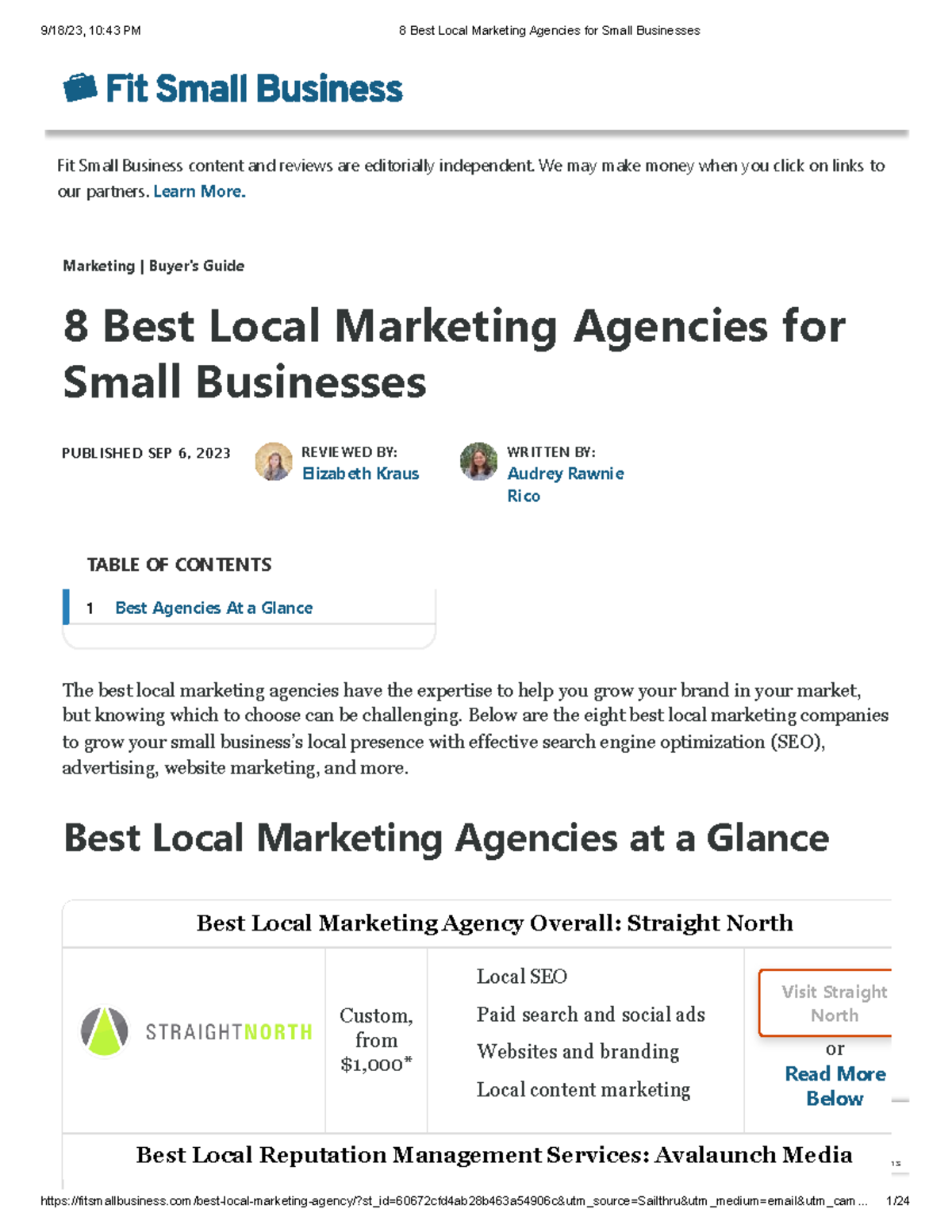 8 Best Local Marketing Agencies for Small Businesses - - Studocu