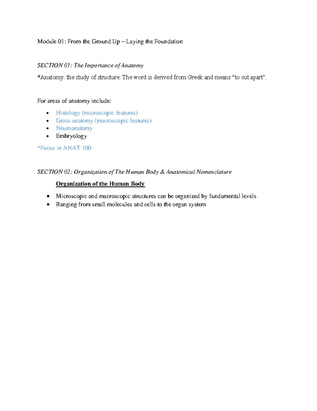 Module 01 - Laying the Foundation - Module 01: From the Ground Up ...