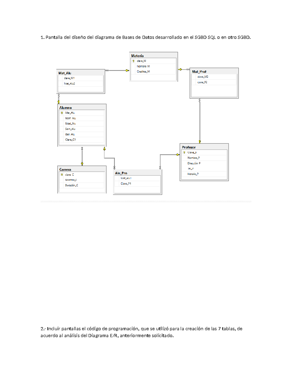 E2 Rodolfo Velazquez - ffff - Pantalla del diseño del diagrama de Bases ...