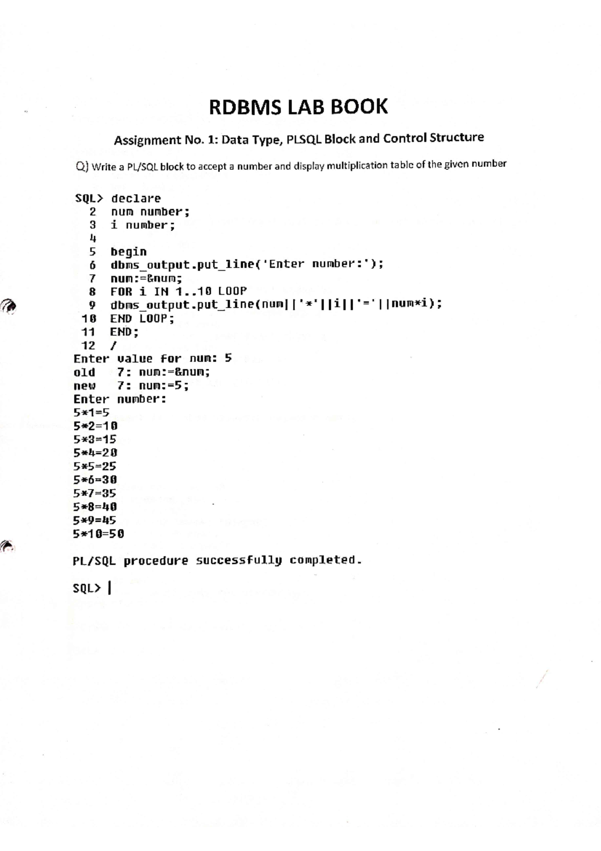 Fybca (2ND SEM) Rdbms - Bachelors of business administrative in computer application - Studocu