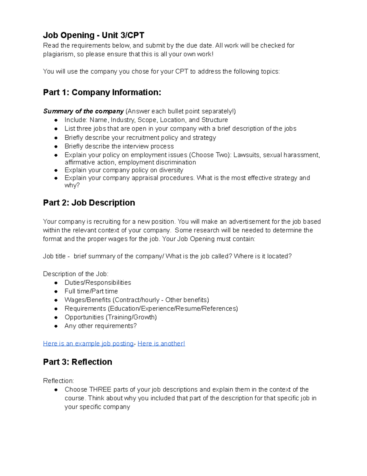 Job Opening Assignmenttitle is too short, please give your document a ...