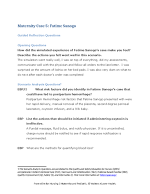 Ariel Barkley Documentation Questions - Maternity Case 6: Ariel Barkley ...